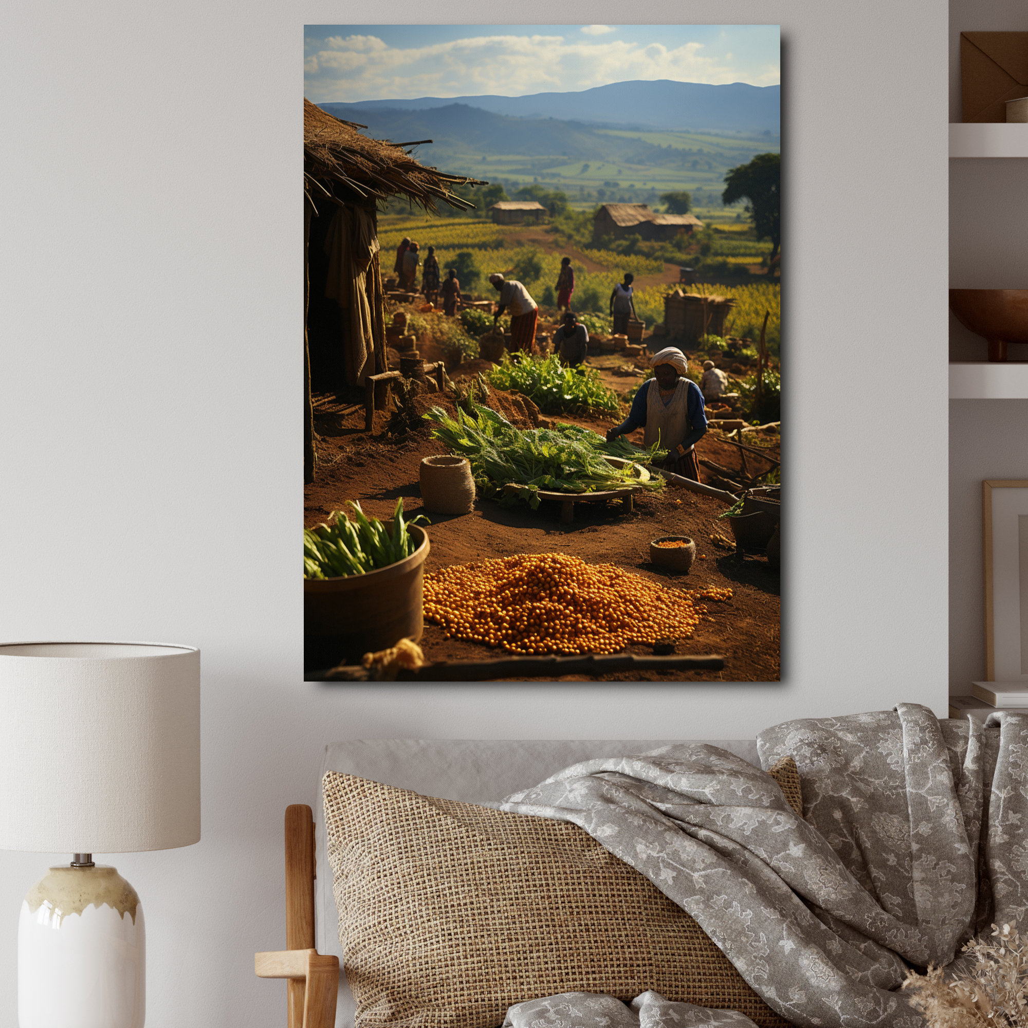 Red Barrel Studio Labrina African Tribes Kikuyu Harvest IV - Print on Canvas - Wayfair Canada